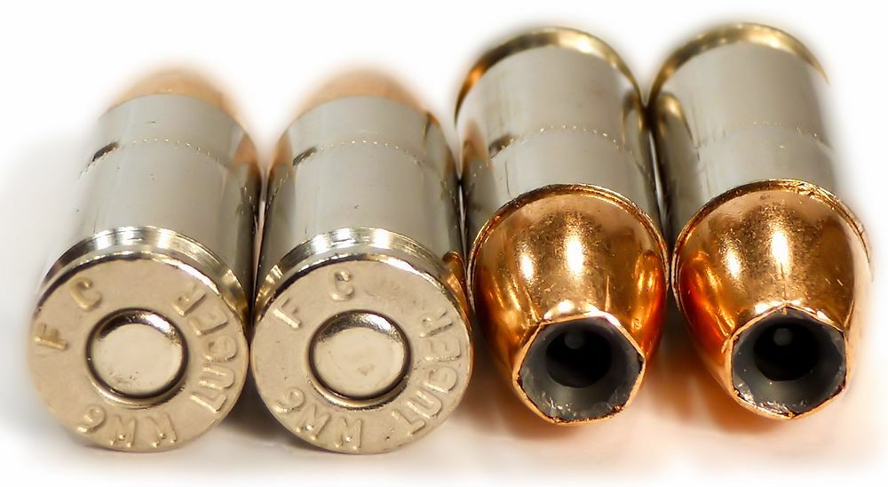 9mm 9x19 Ammo 124gr Hydra-Shok JHP Federal Premium (P9HS1G1) 500 Rounds ...